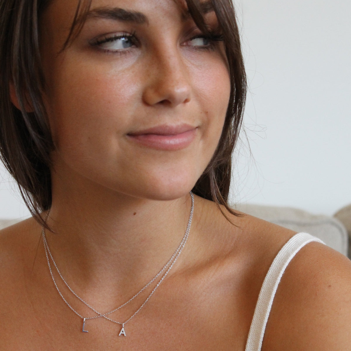 White Gold Rolo Chain | LETRÉM